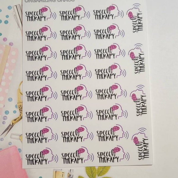 Speech Therapy Stickers - Etsy