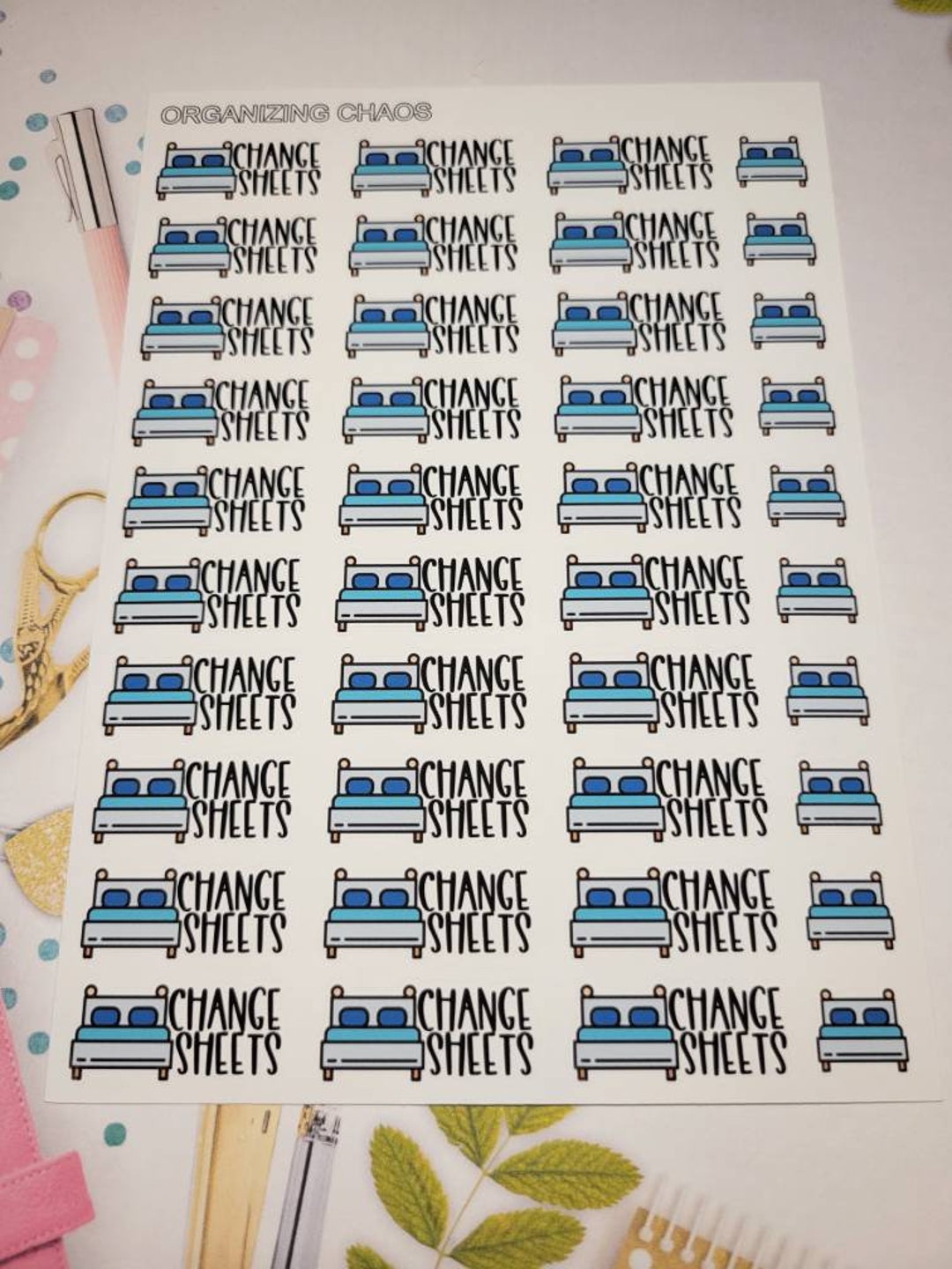 Change Sheets Planner Stickers - Etsy