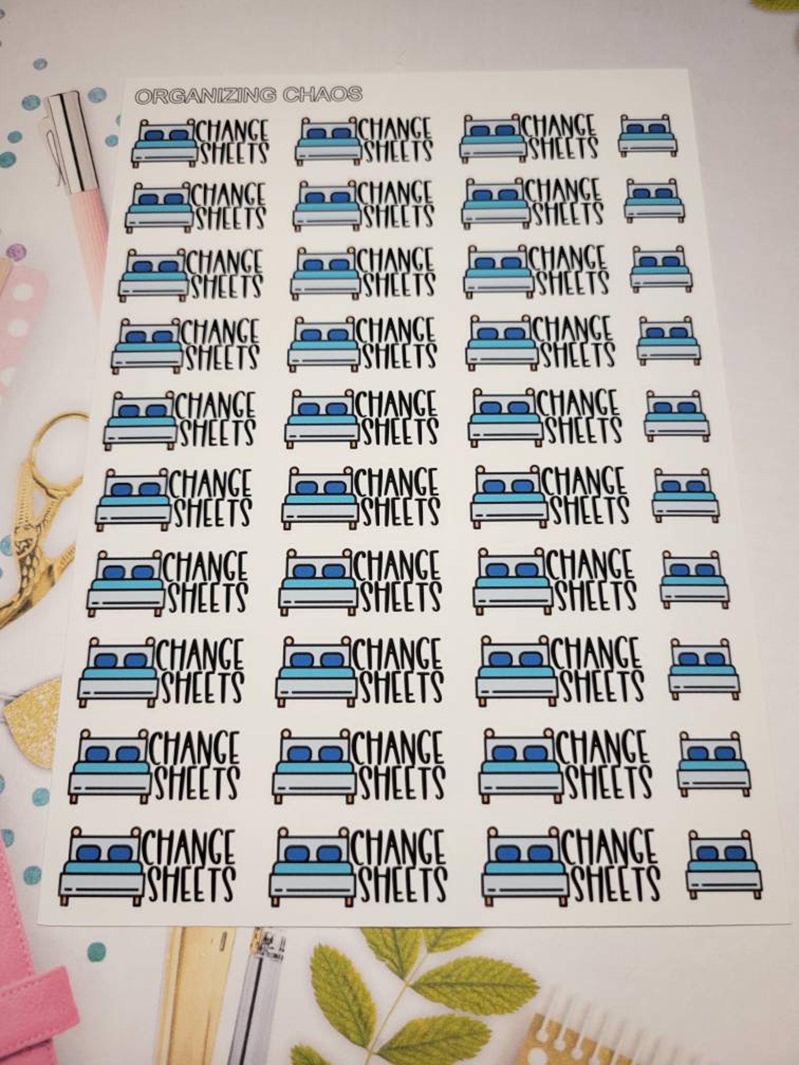 Change Sheets Planner Stickers - Etsy