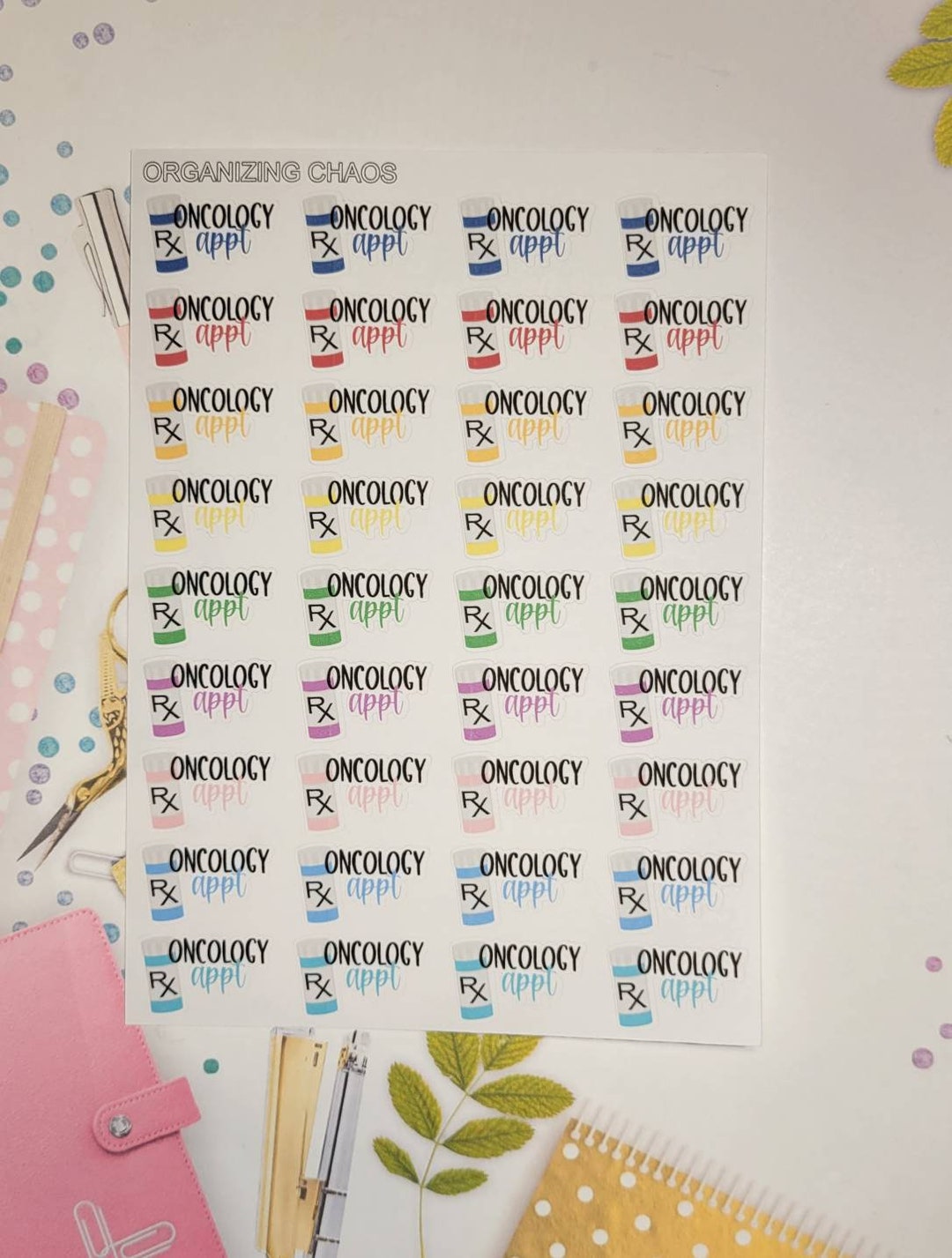 Oncology Planner Stickers - Etsy