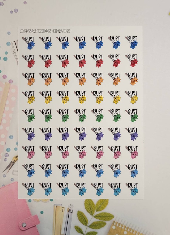 Dust Planner Stickersfunctional Planner Stickers - Etsy