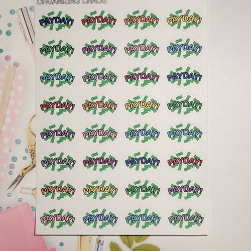 Time Sheet Stickers Word Planner Stickers Removable - Etsy