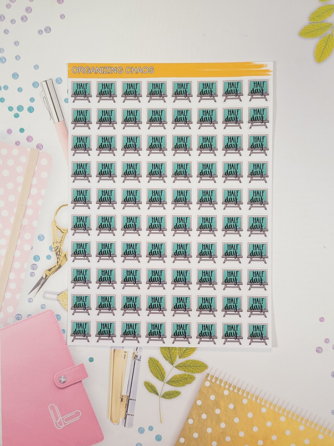 Half Day Planner Stickers, Functional Planner Stickers, School Planner ...