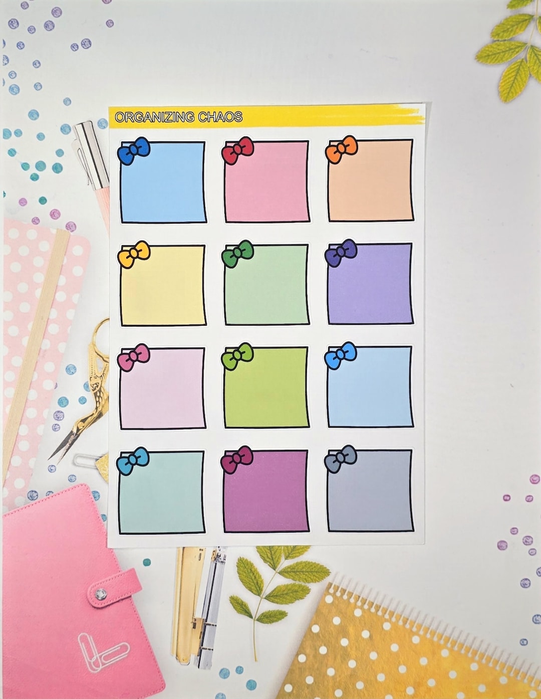 Sticky Note Planner Stickers, Label Planner Planner Stickers ...