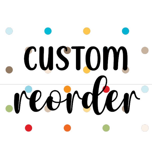 Reorder Stickers - Etsy