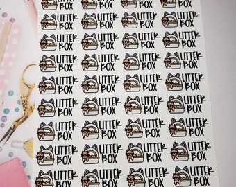 Litter Box Stickers - Etsy