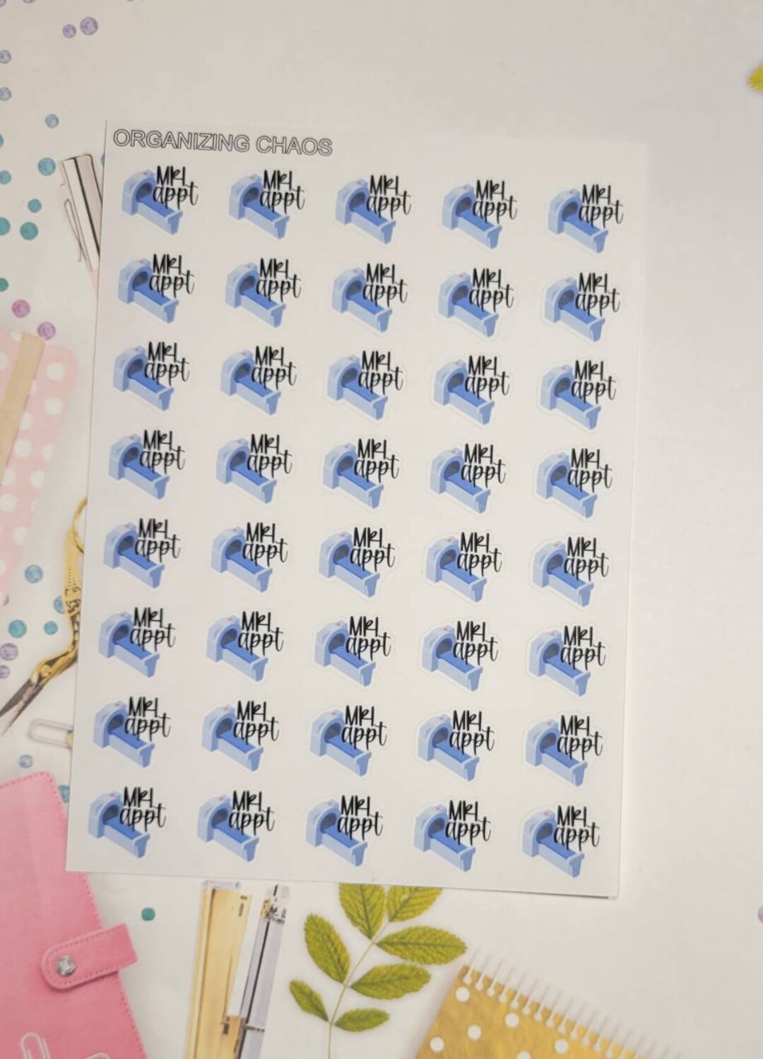 MRI Planner Stickers, MRI Appointment - Etsy