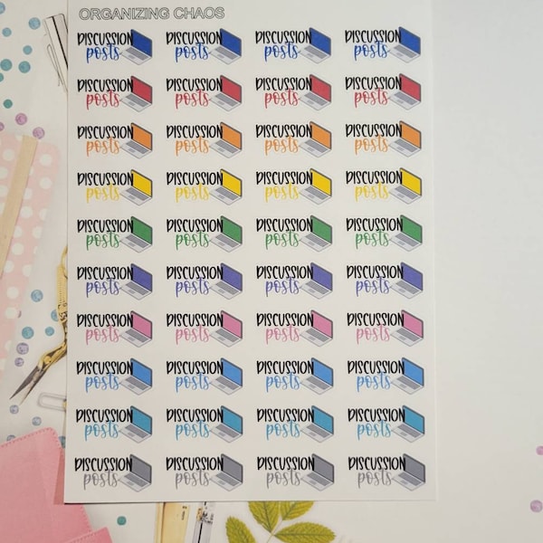 Student Planner Stickers - Etsy