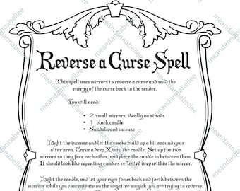 Positivity Spell Image | Witches' Dinner Party | Digital Clipart ...