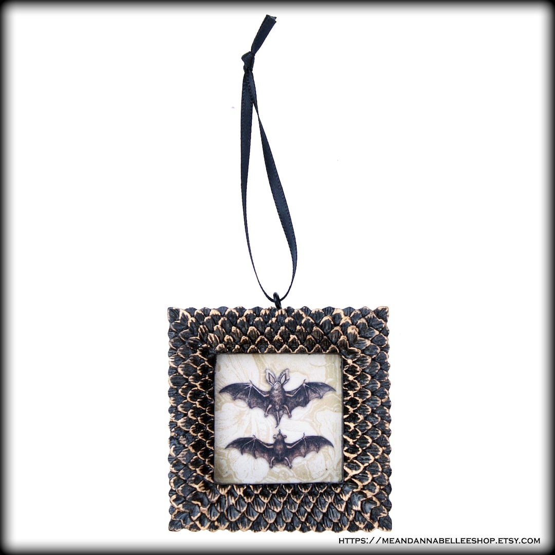 Bats Ornament | Victorian Gothic Christmas / Halloween Decoration ...
