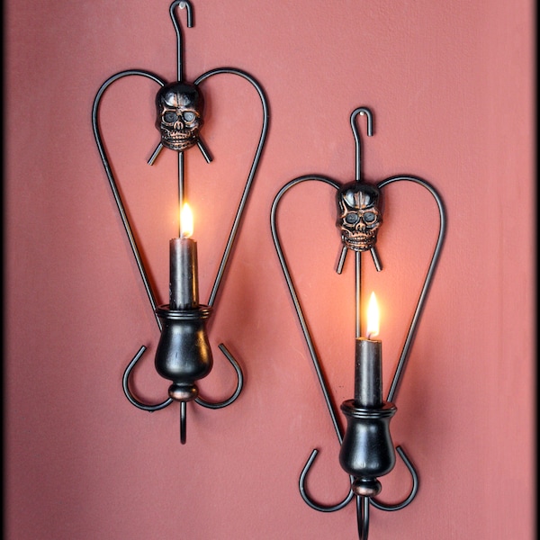 Skull Sconce - Etsy