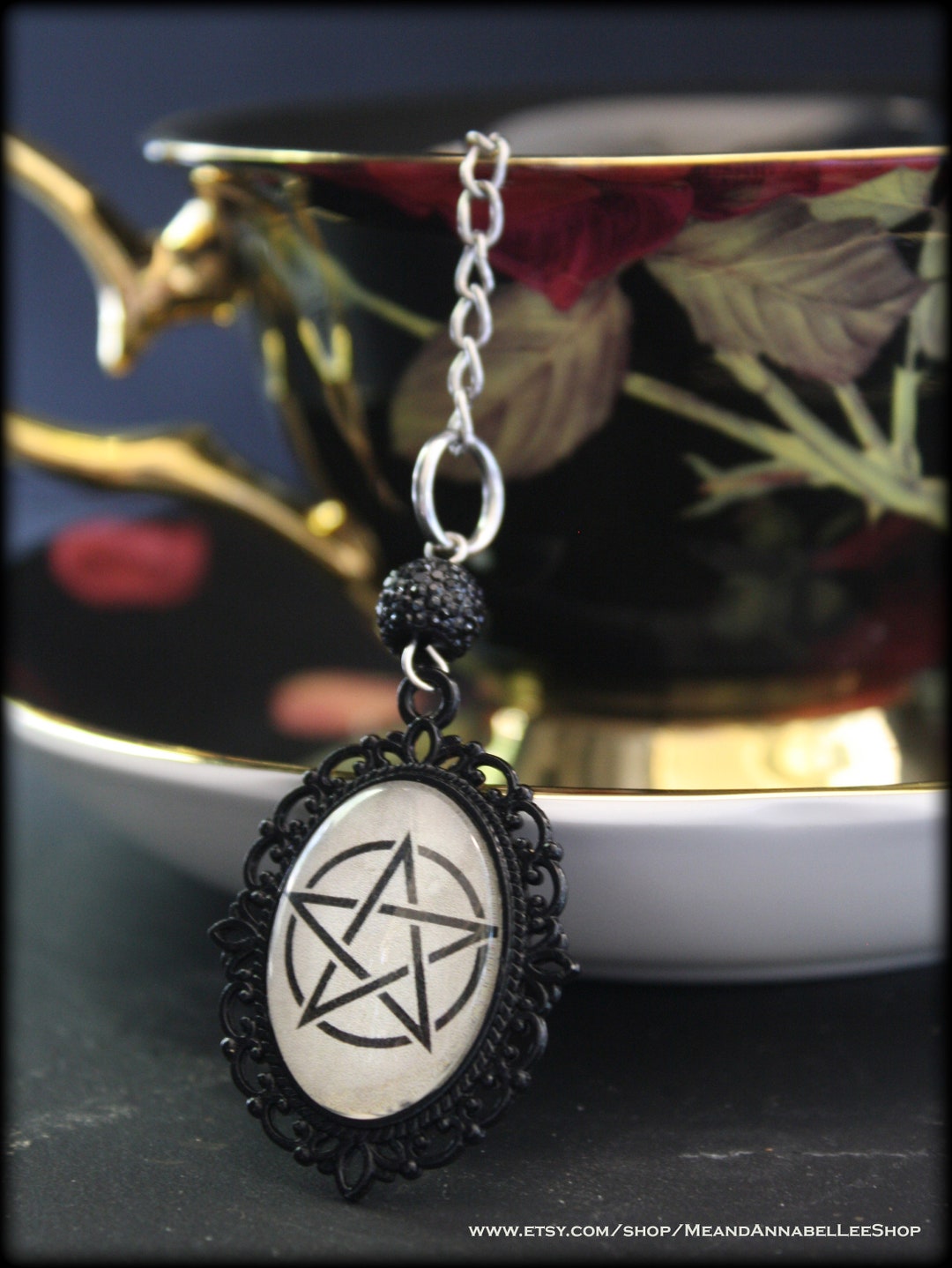Pentagram Tea Ball Infuser | Witchcraft | Pagan | Wiccan | Witches' Tea ...