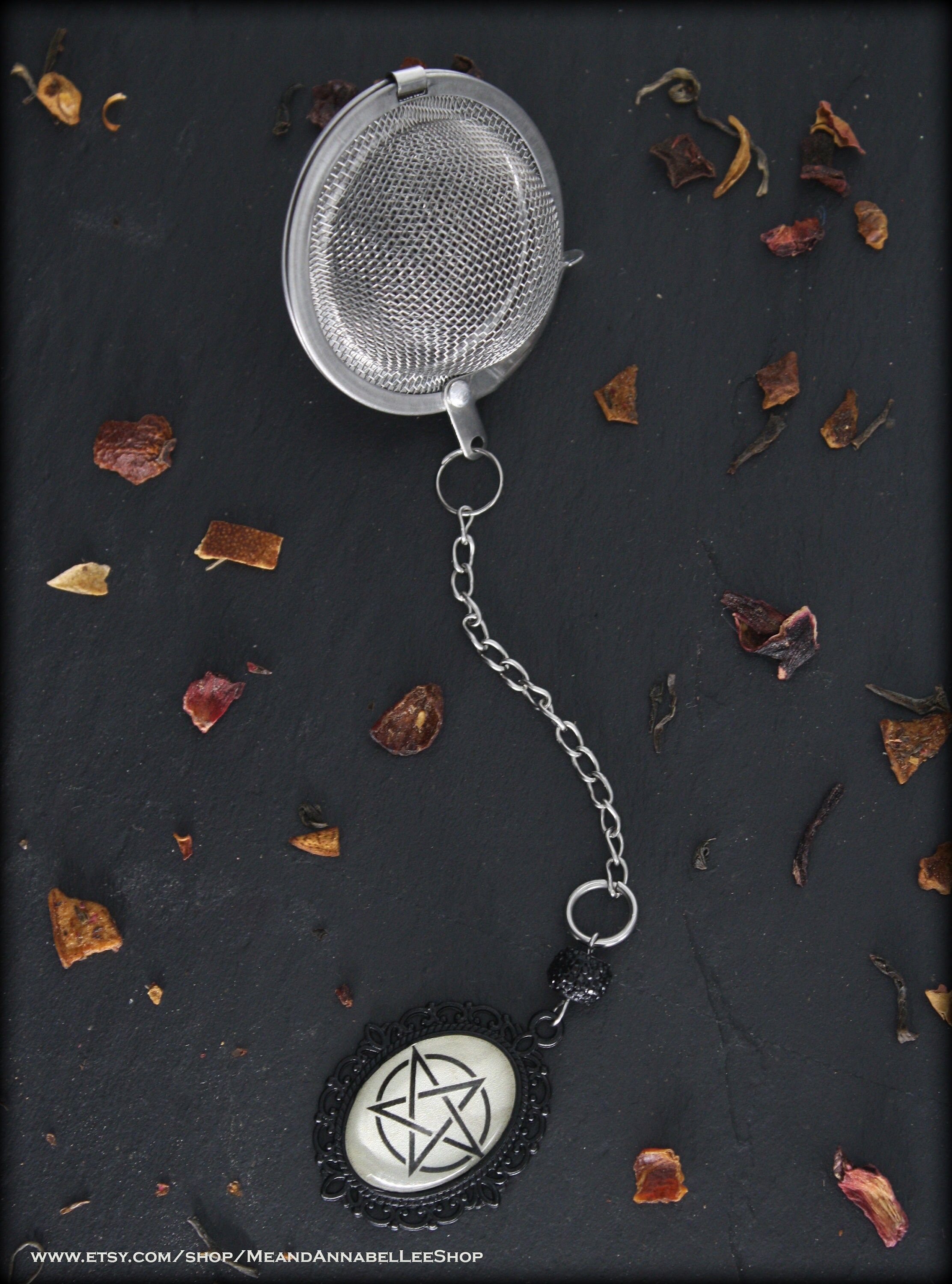 Pentagram Tea Ball Infuser Witchcraft Pagan Wiccan - Etsy