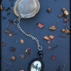 Black Bat Cameo Tea Ball Infuser | Curiosity | Victorian Gothic ...