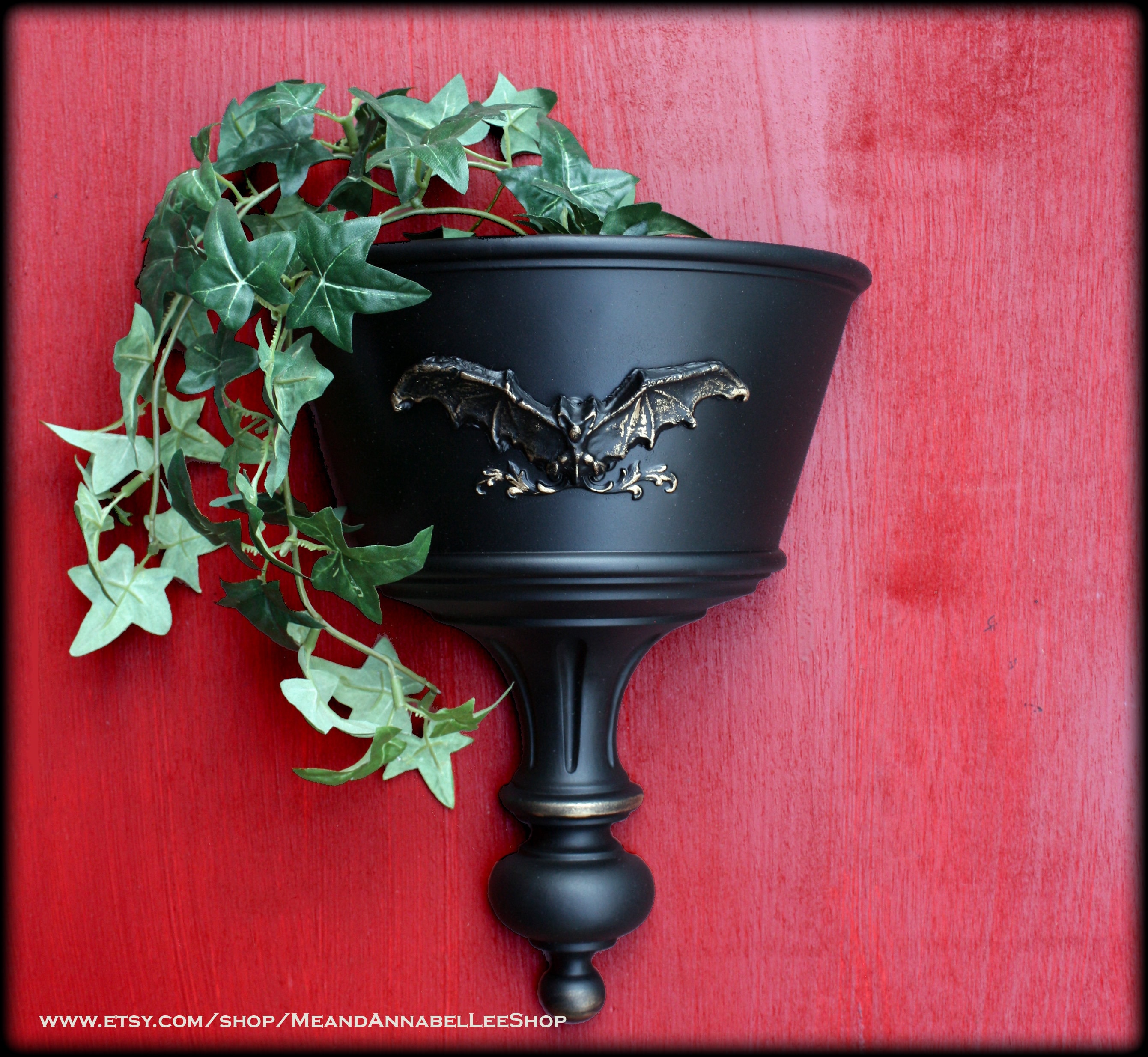 Vampire Bat Wall Pocket | Victorian Gothic Wall Art Baroque Wall ...