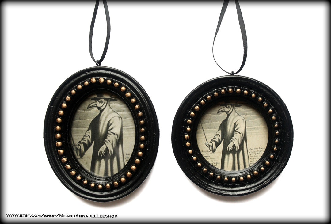 Plague Doctor Ornament | Christmas Halloween | Pandemic | Hexmas | Goth ...
