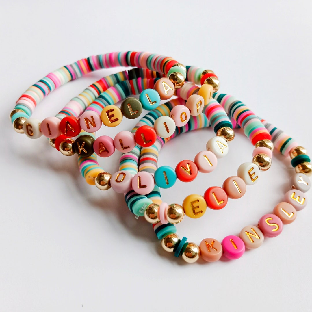 Personalized Name Bracelet | Custom Name Bracelet | Word Bracelet ...