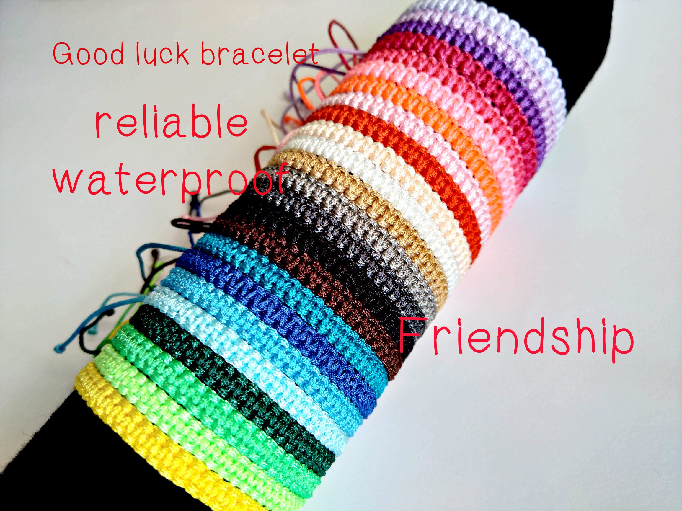 Macrame Friendship Bracelet Braided Yoga Bracelet Good Luck - Etsy