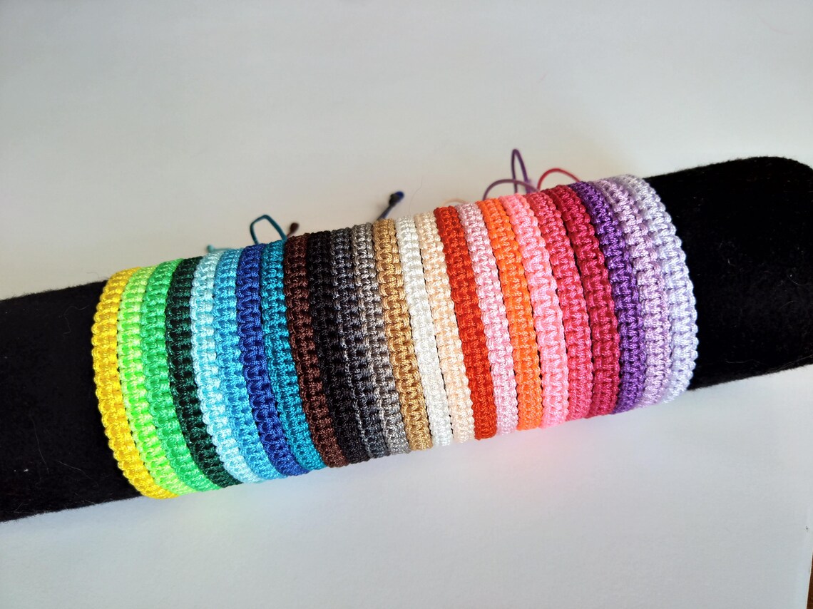 Macrame Friendship Bracelet Braided Yoga Bracelet Good Luck - Etsy