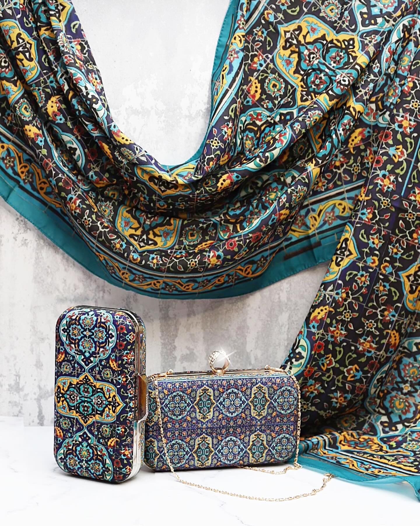 Persian Calligraphy Molana Poem Green Dark Typing Soft 100% Cotton ...