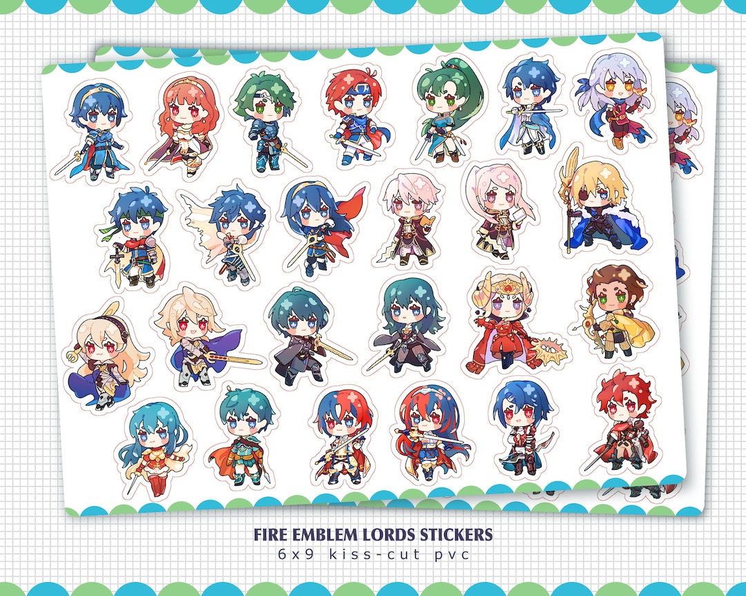 Fire Emblem Lords Sticker Sheet - Etsy