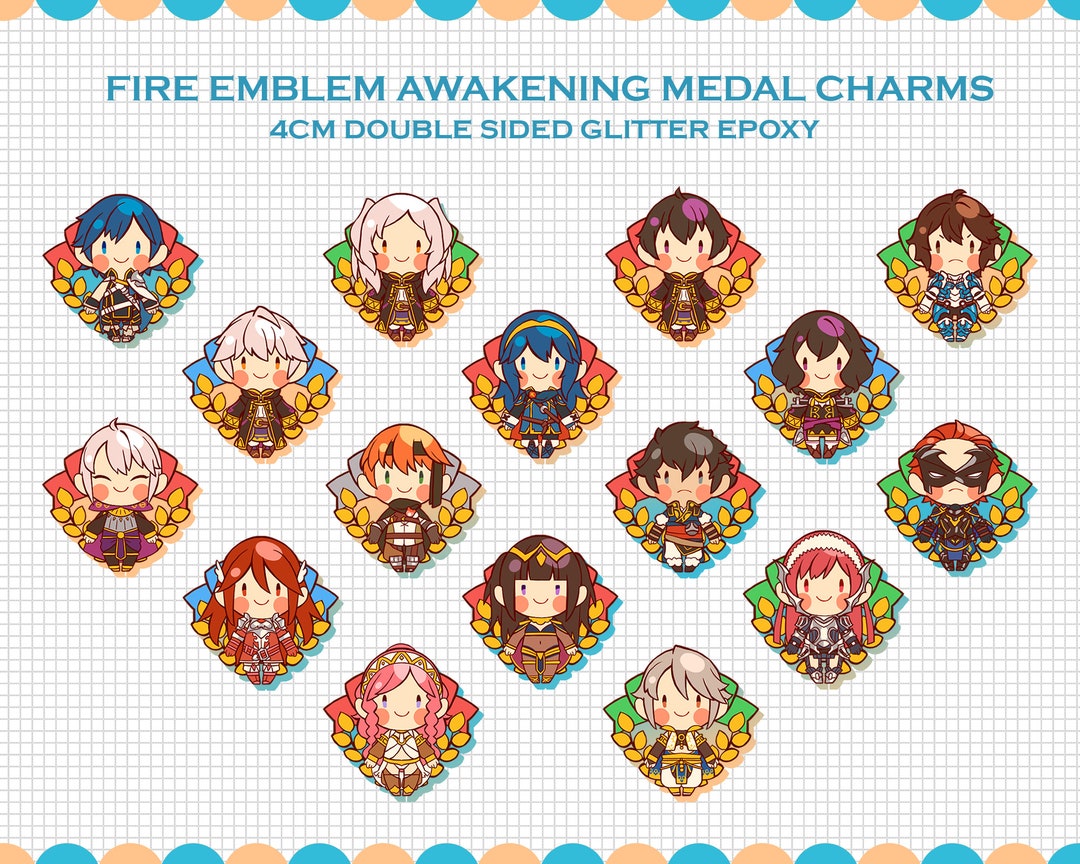 Fire Emblem Awakening Medal Set - Etsy