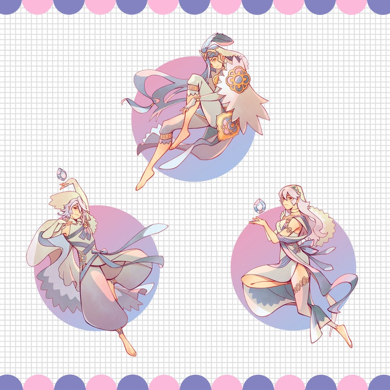 Fire Emblem Fates Valla Charm Set - Etsy