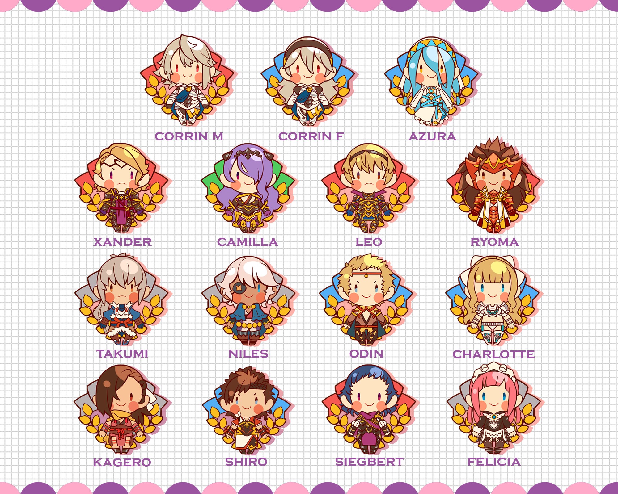 Fire Emblem Fates Medal Set - Etsy