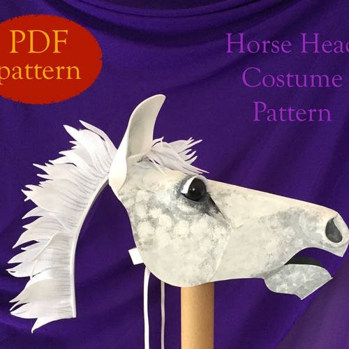 Horse Mask PDF Pattern - Etsy