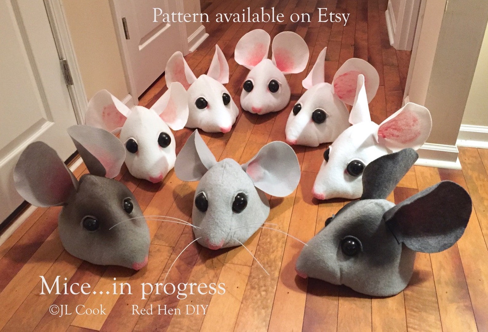 Mouse rat Head Costume Pattern - Etsy