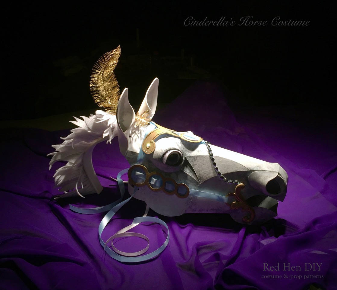 Horse Head Costume Mask Pattern | Etsy