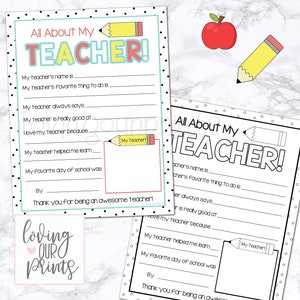 Student Teacher Gift From Students, Teacher Appreciation Week Gift ...