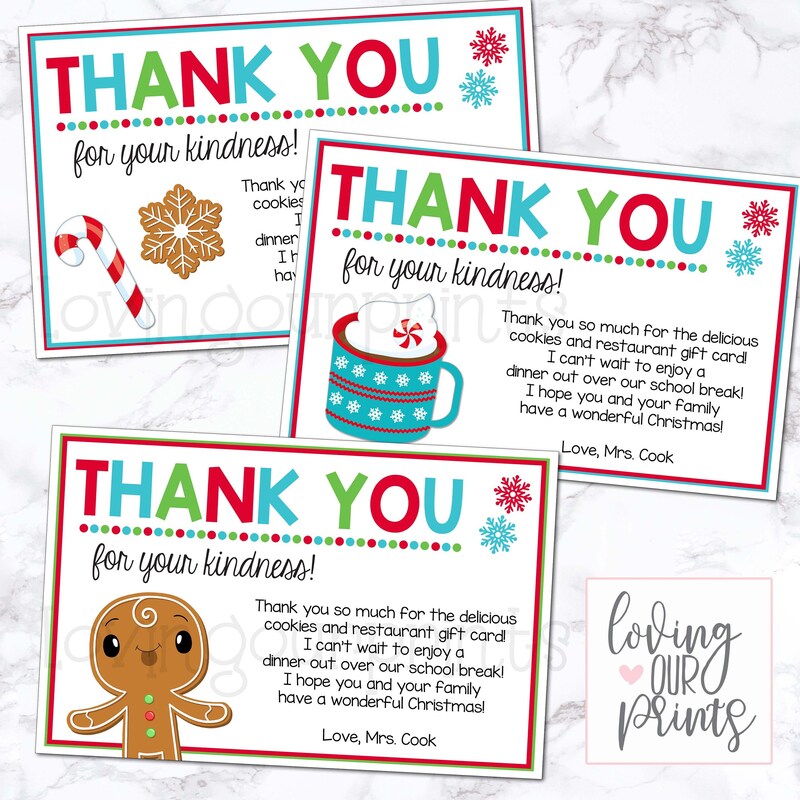 Teacher Notes for Christmas - Etsy