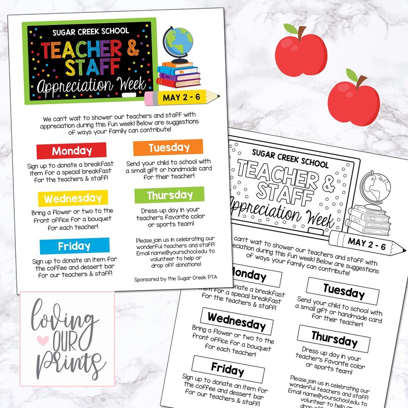 Teacher Appreciation Week - Etsy