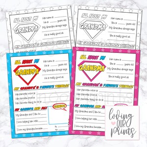 Grandparents Day Printable, Grandparents Day Gifts, Grandparent Gifts ...