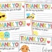 Teacher Appreciation Thank You Note, Teacher Appreciation Notes Bundle ...