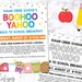 Boo Hoo Yahoo Flyer, Boohoo Breakfast, Editable Boohoo Yahoo Breakfast ...