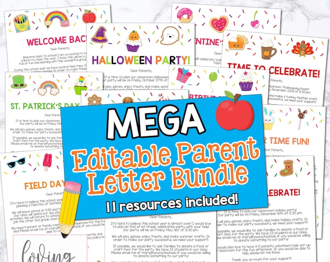 Printable Letter to Parents of a New Middle Schooler - Etsy Canada