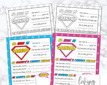 Grandparents Day Printable Grandparents Day Gifts - Etsy