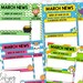 Editable March Newsletter Template, March Newsletter for Teacher ...