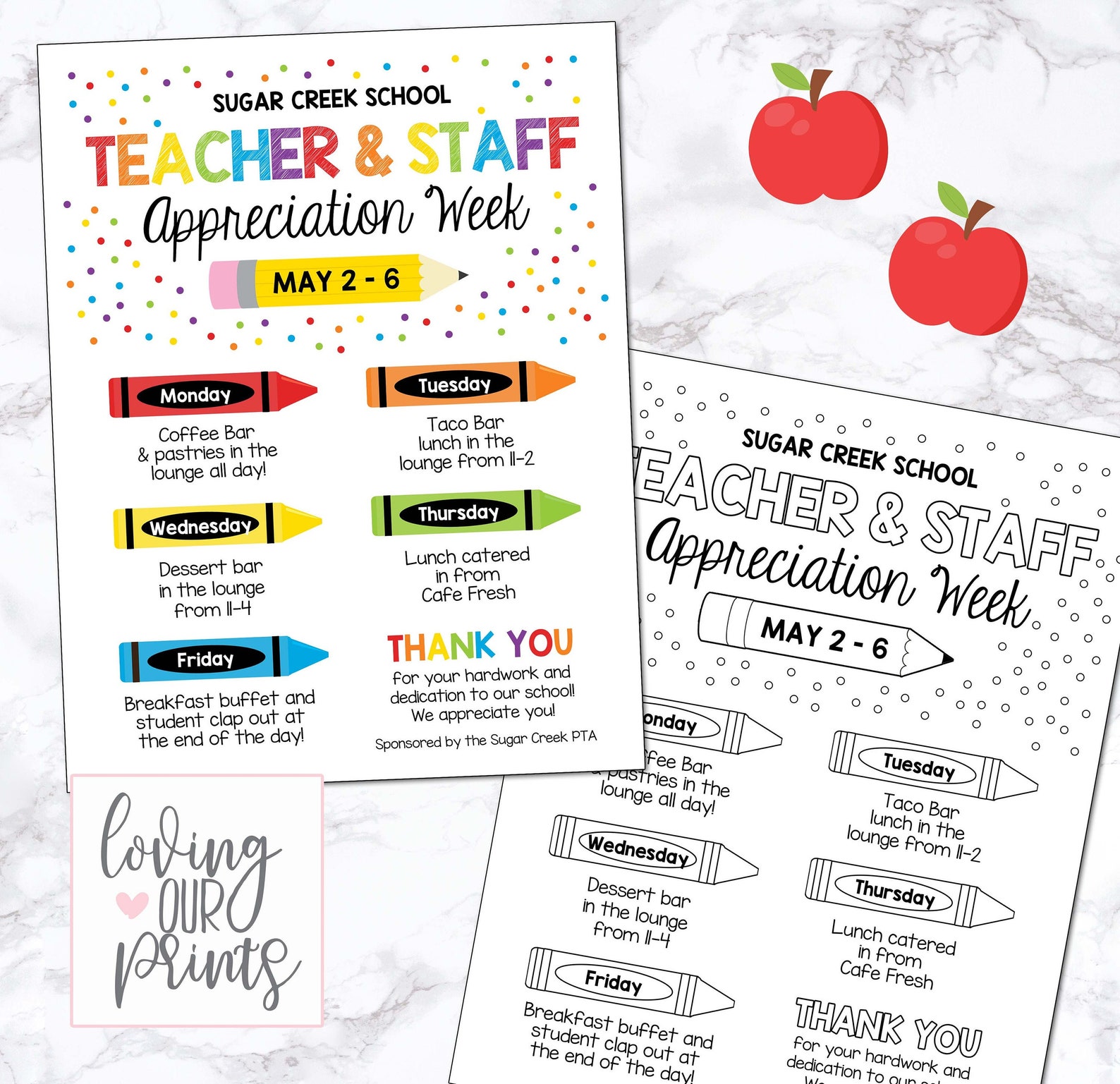 Teacher Appreciation Week Printable Editable Teacher - Etsy