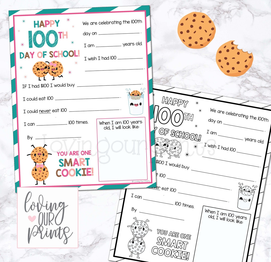 100 Days of School, 100th Day of School, 100th Day of School Activities ...