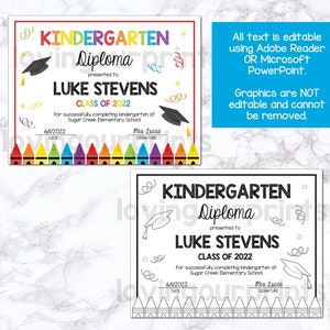 Kinder Graduation Bundle, Kinder Graduation Invitation, Kinder Grad ...