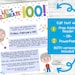 Editable 100th Day of School Parent Letter, 100th Day of School Flyer ...