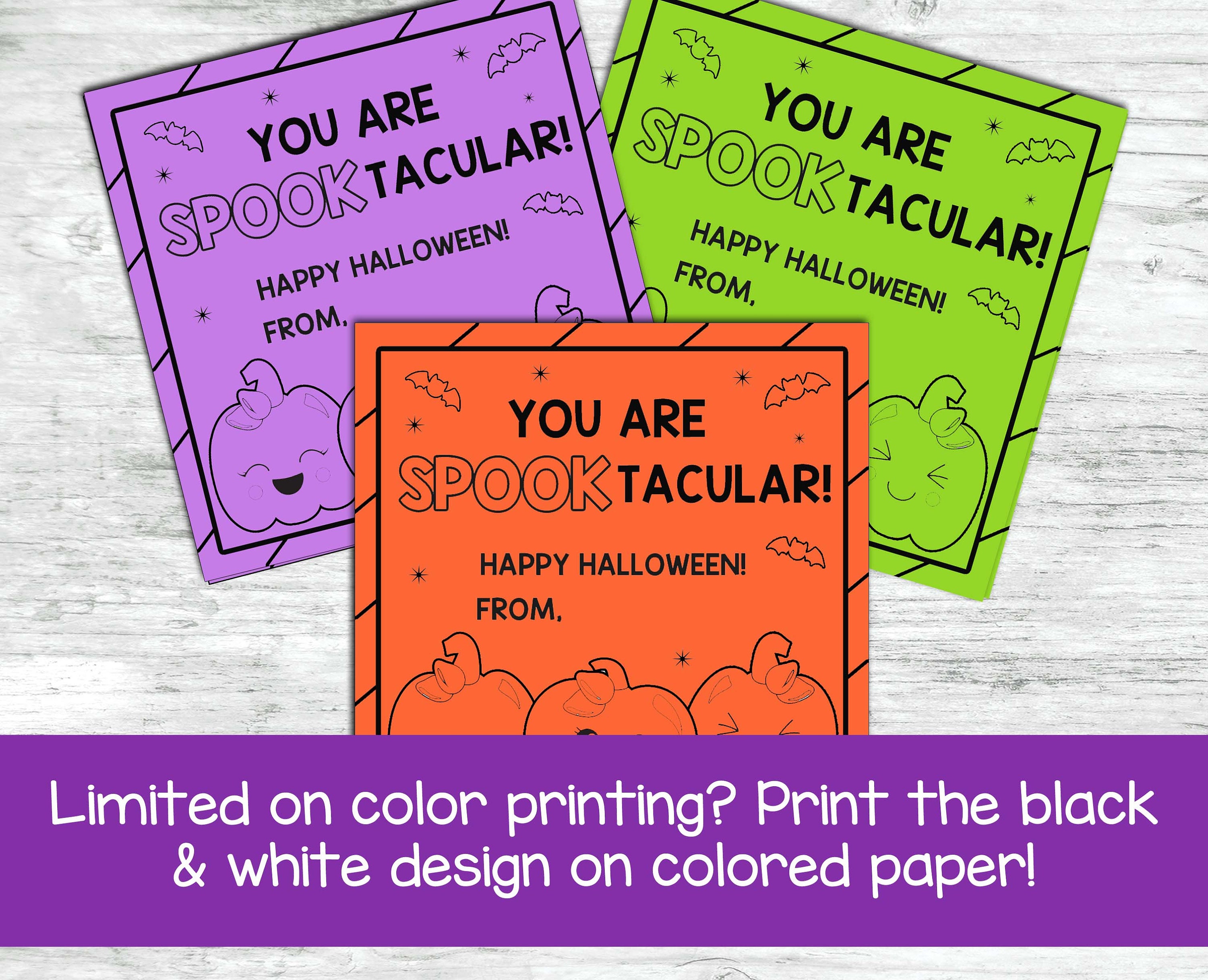 Classroom Halloween Treat, Halloween Treat Tags, Editable Halloween ...