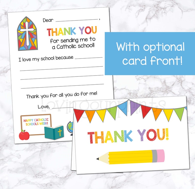 Catholic Schools Week, Thank You Mom and Dad, I Love My Catholic School ...