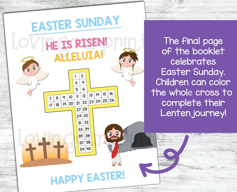 Lent for Kids Lent Printable Lent Journal Lenten Journal - Etsy