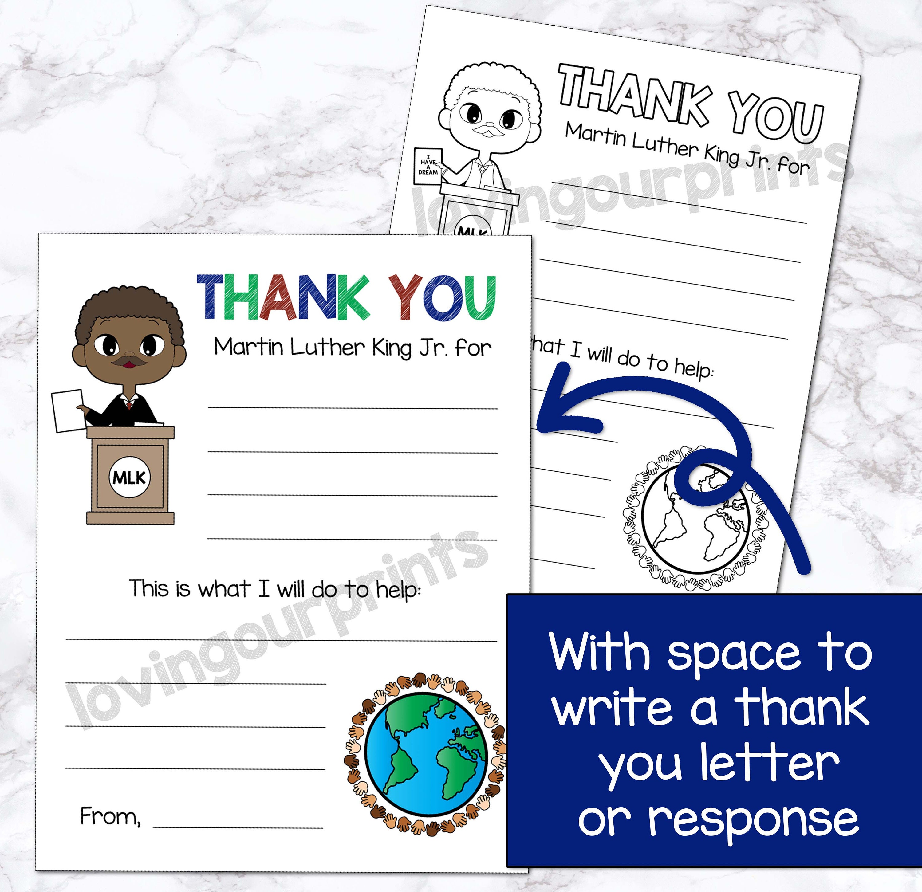 Martin Luther King Activities for Kids, MLK Day Activity, Martin Luther ...