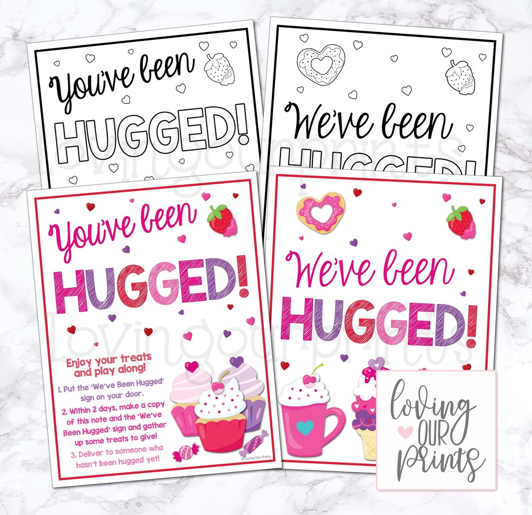 You've Been Hugged, Youve Been Hugged, Valentine's Day Staff Morale ...