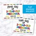 First Day of 2 Year Old Preschool Sign First Day of Preschool - Etsy